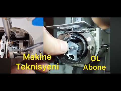 Punteriz makinası Çağanoz  ve iğne mili ayarı