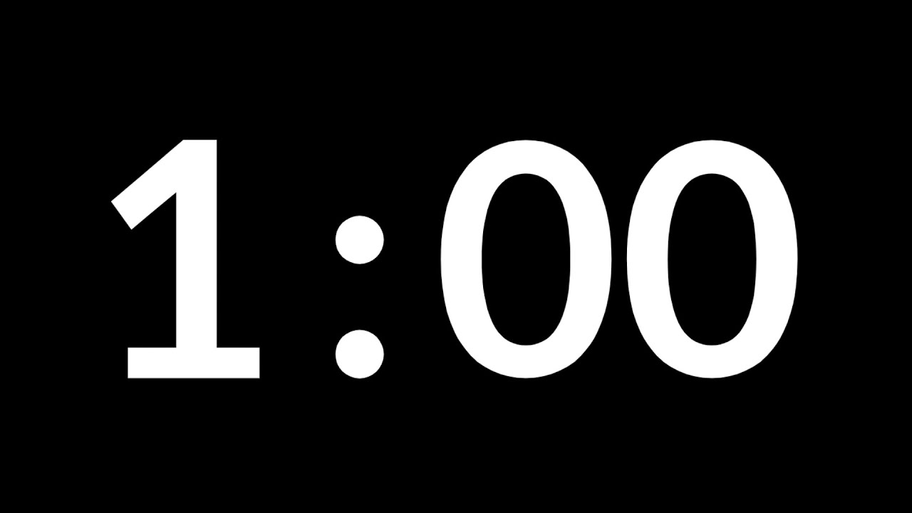 1-Minute Timer: Stay Focused and Maximize Productivity! - YouTube