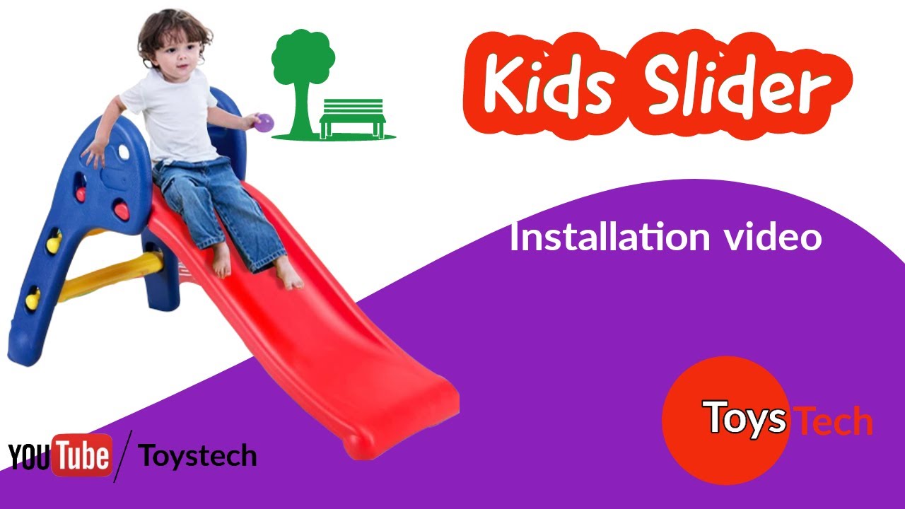 kids slider #toystech #kids slider. # garden slide # babies slide ...