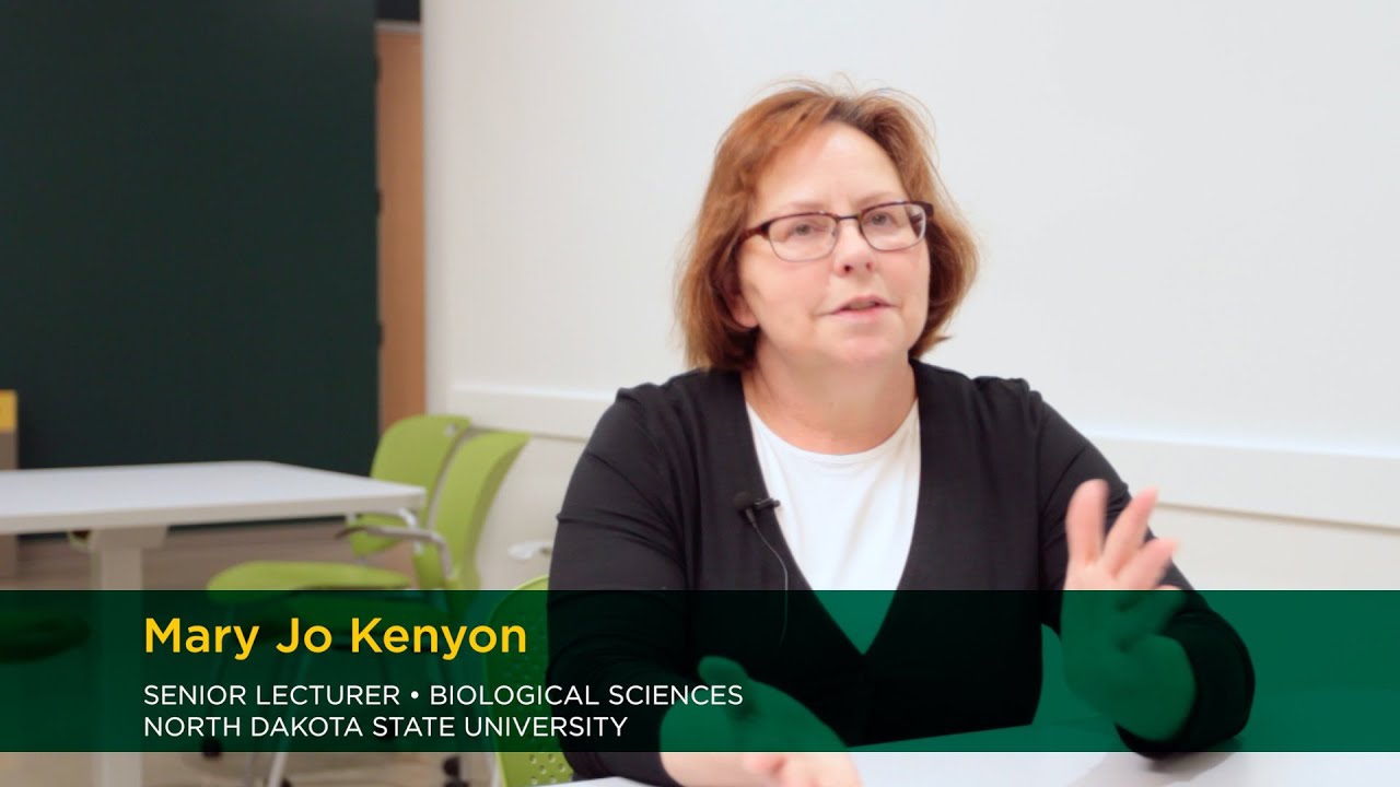 NDSU STEM Instructor Mary Jo Kenyon - YouTube