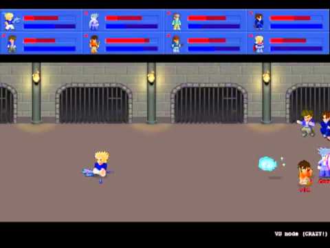 Louis EX VS 7 Random - LF2 - Crazy Mode! - YouTube