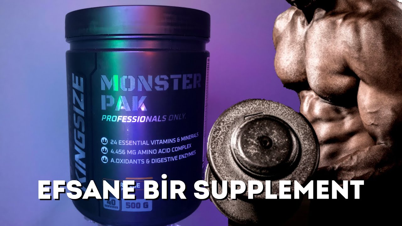 Kingsize MonsterPak Supplement İncelemesi - YouTube