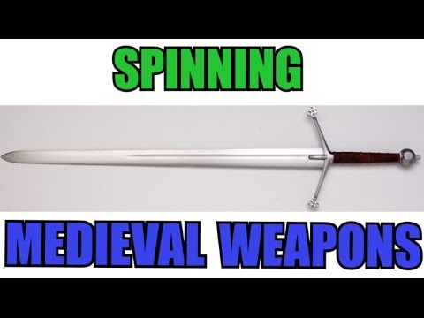 Spinning with Medieval Weapons - YouTube