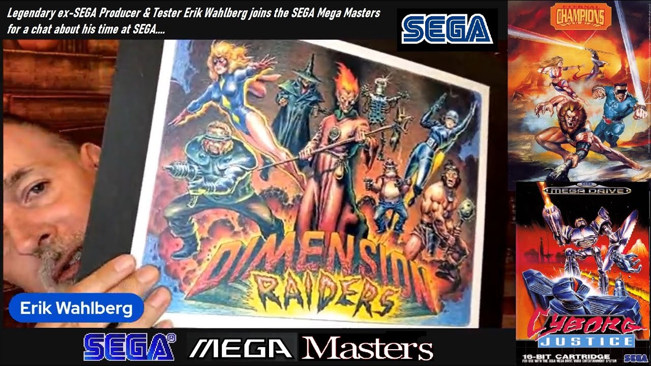 Ex SEGA Producer, Tester and Legend Erik Wahlberg joins us for a chat ...