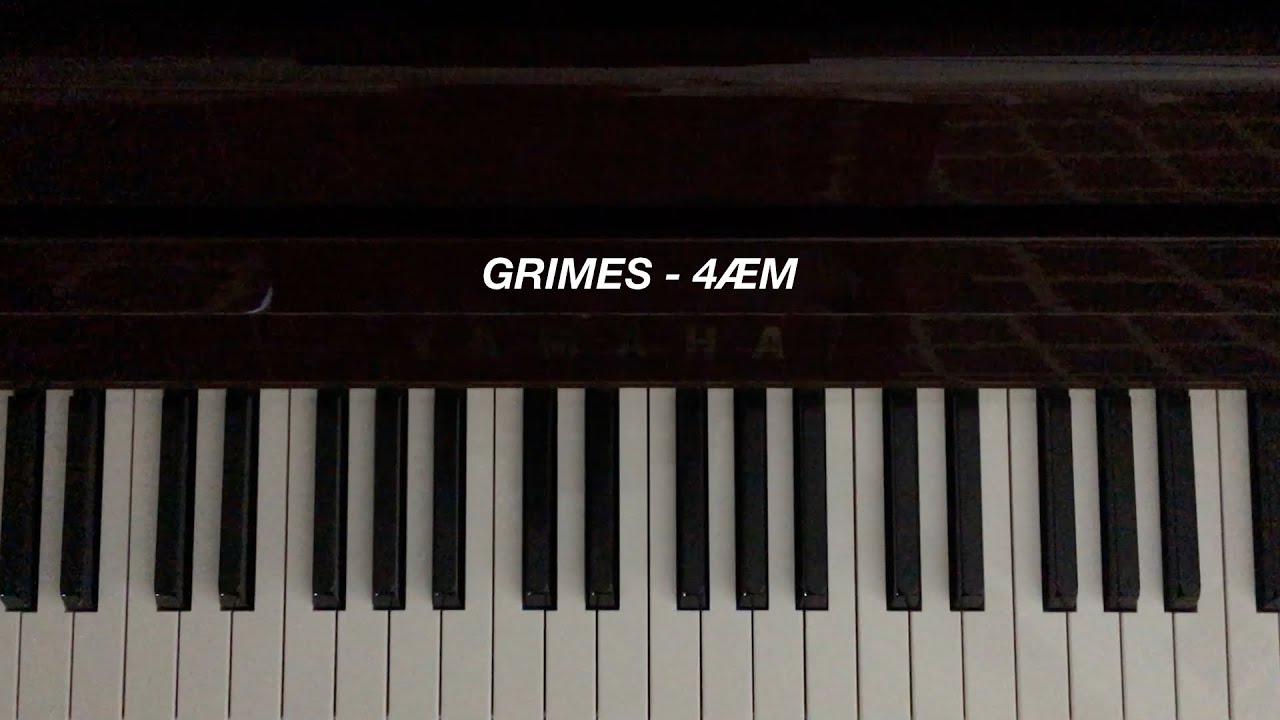 Grimes - 4ÆM (Piano Cover) [Sheet Music] - YouTube