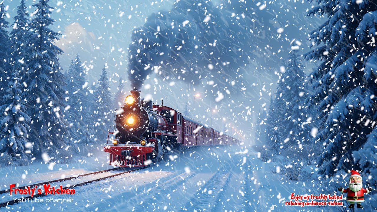 Relaxing Winter Ambience 4 - Snowstorm Sounds -ASMR - YouTube