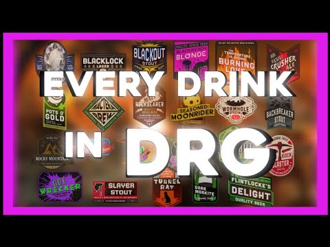 EVERY DRINK in Deep Rock Galactic. - YouTube