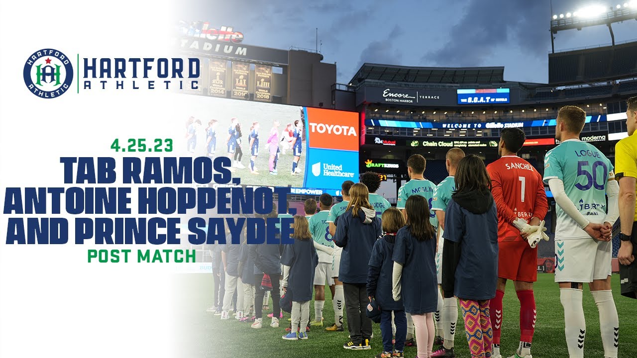 Tab Ramos, Antoine Hoppenot, and Prince Saydee Post Match | 4.25 ...