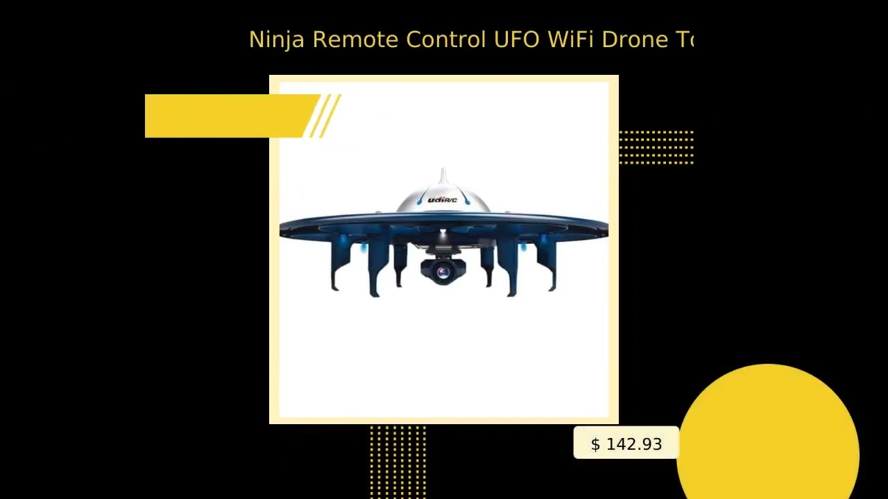 Ninja Remote Control UFO WiFi Drone Toy - YouTube