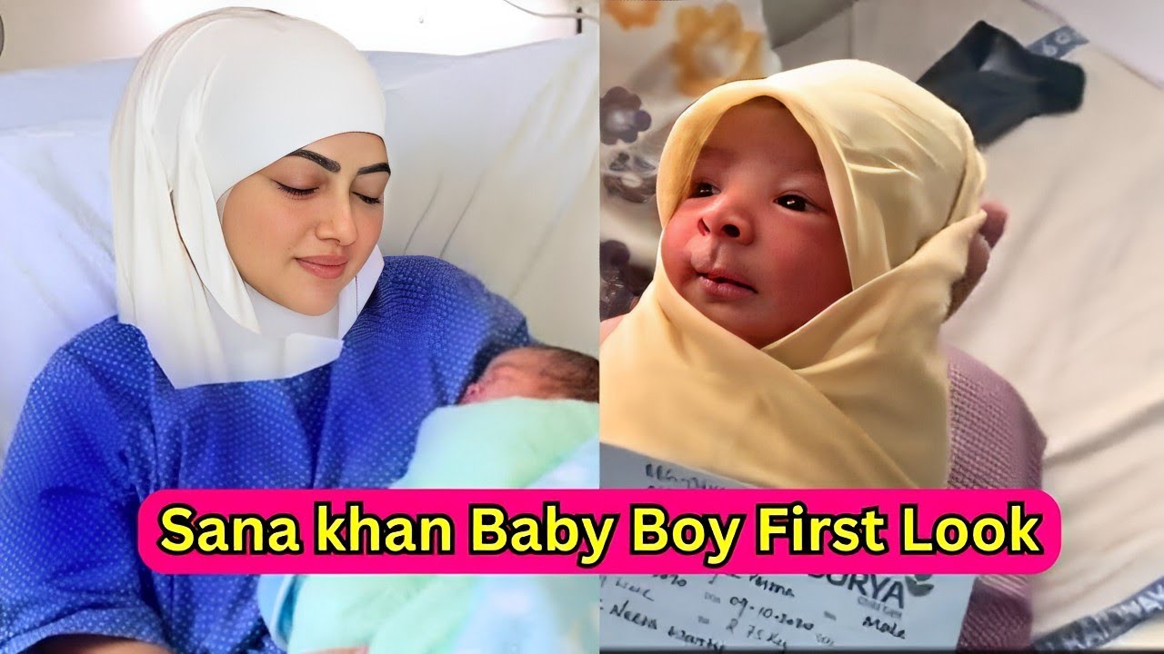 Sana Khan Welcome Baby Boy With Mufti Anas Sayed | Sana Khan Looks ...