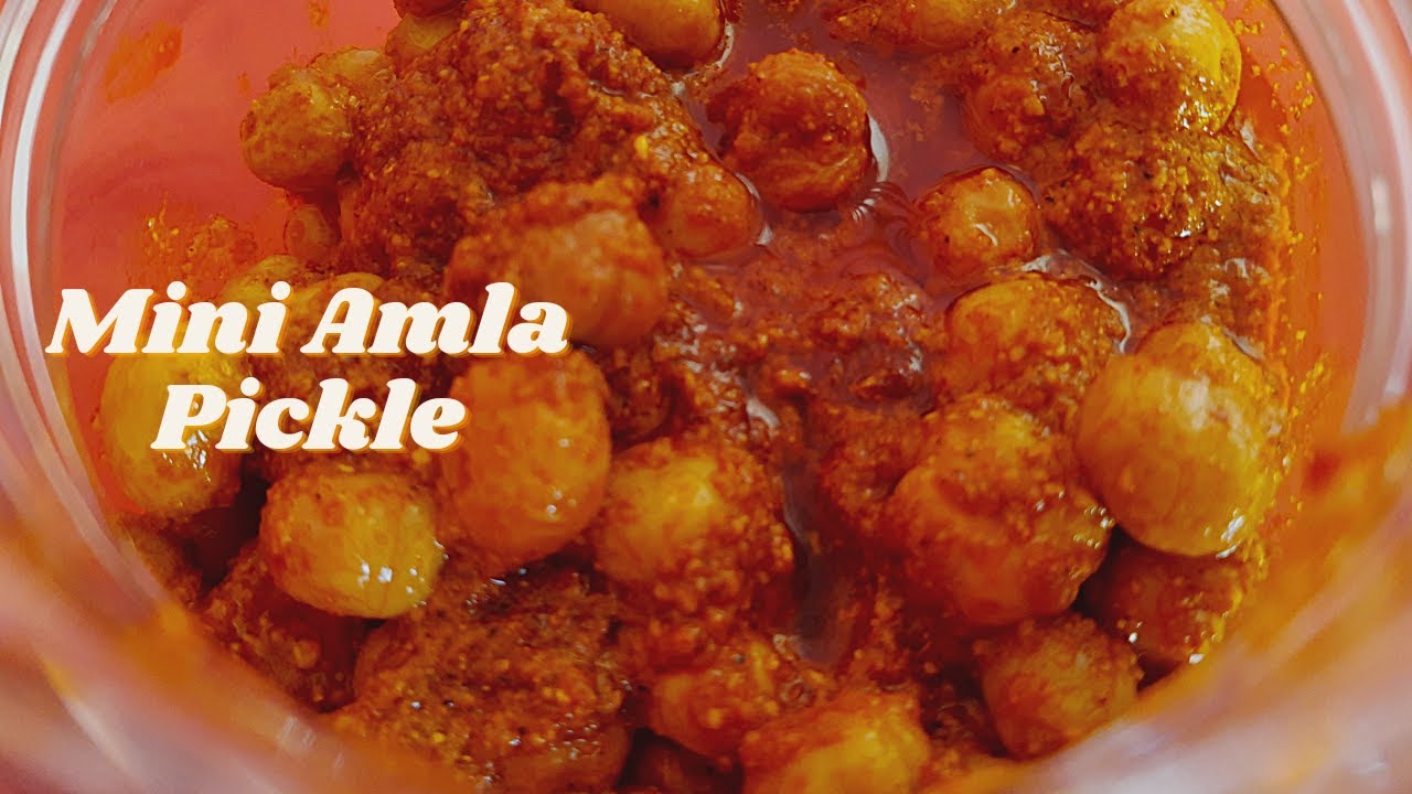 Quick Mini Amla Pickle|Pickle Recipe |Rai Amla Pickle|Indian goosberry ...