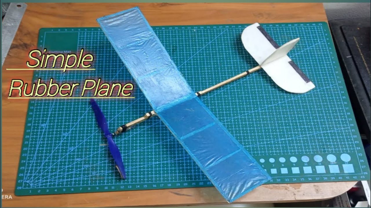 #Simple Rubber Powered Plane# - YouTube
