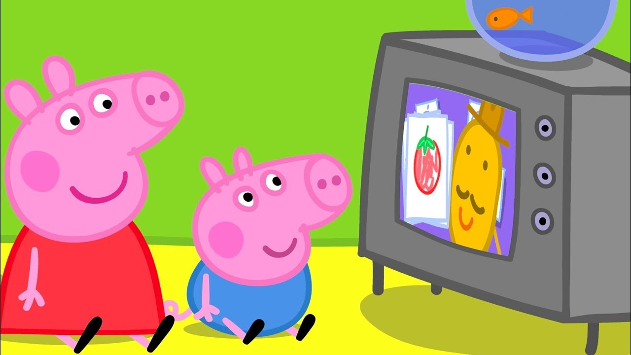 Peppa Pig ☀️Delerme En ilginç 💚 Programının en iyi bölümleri 💛 Çocuklar ...