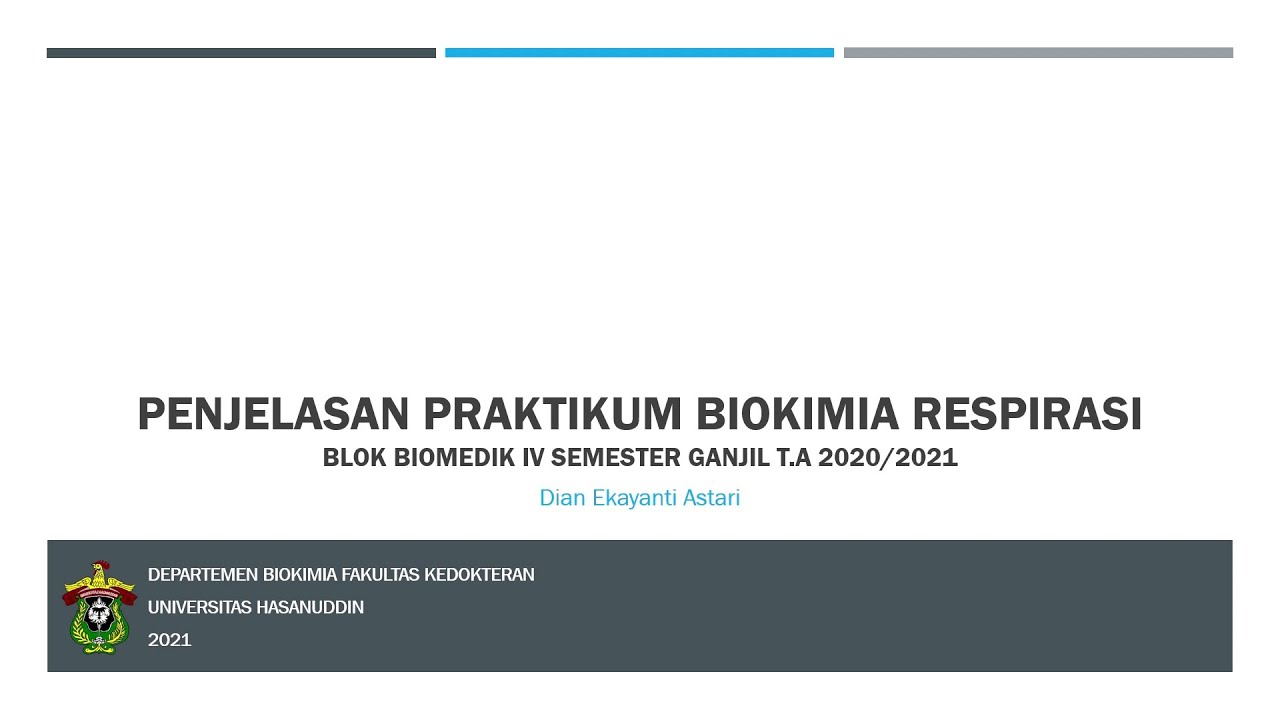 Penjelasan Praktikum Biokimia Respirasi - YouTube