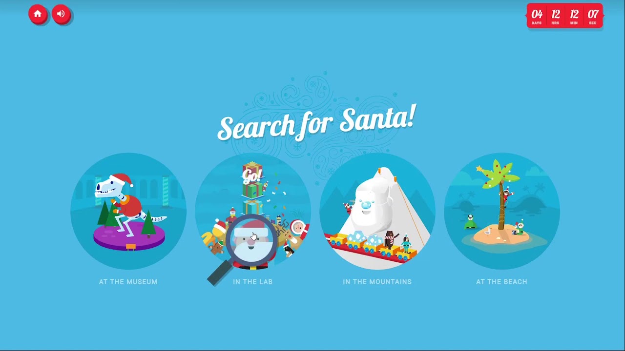 Google Santa Tracker 2020: Day #21 - YouTube