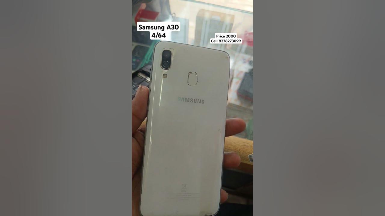 Samsung A30 4/64 Display Change Disply glass Crack.. - YouTube