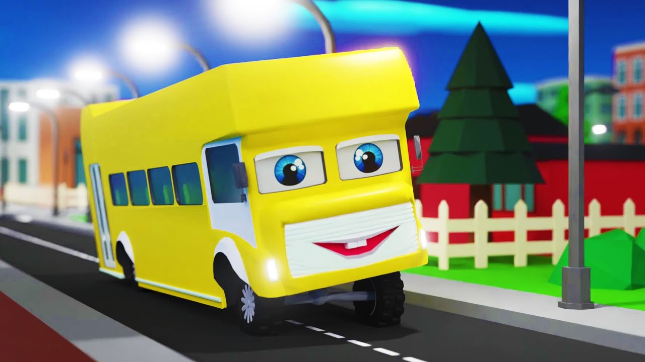 Scared of the Dark Bus Song | Toddlers Video with Puzzle | Episode 1 ...