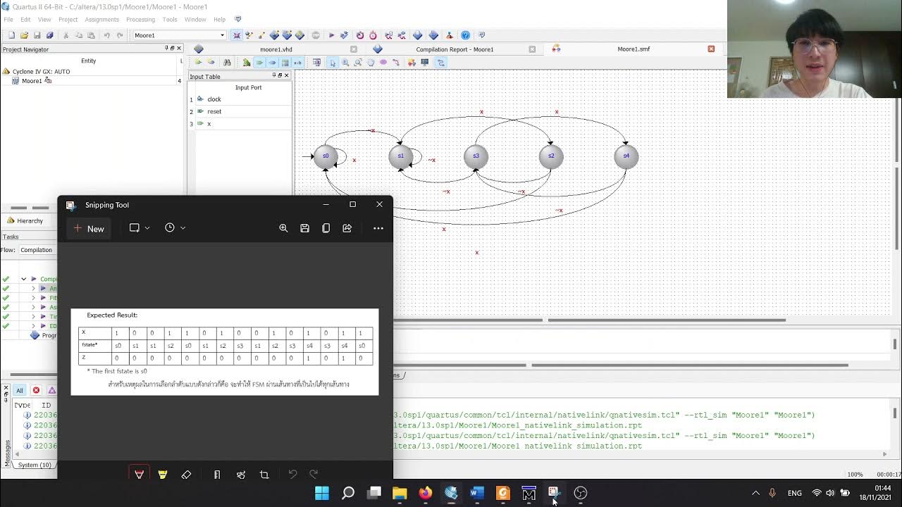 Finite State Machine in VHDL - YouTube