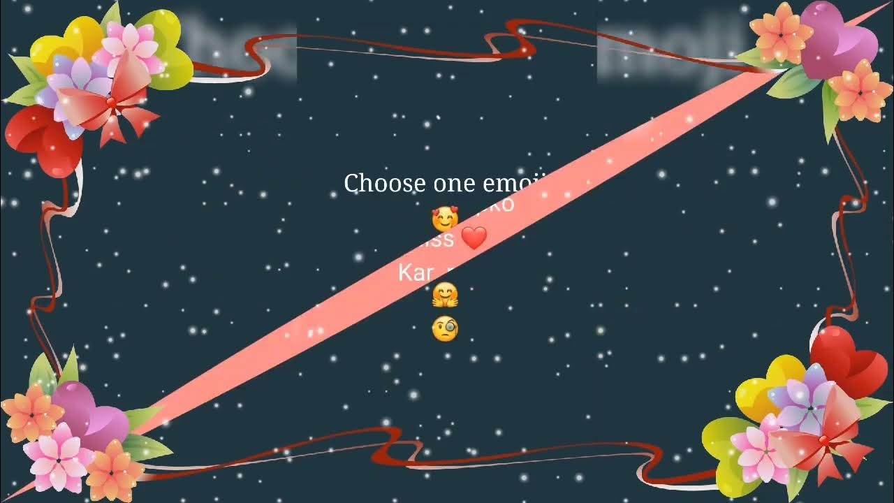 choose one emoji and see this - YouTube