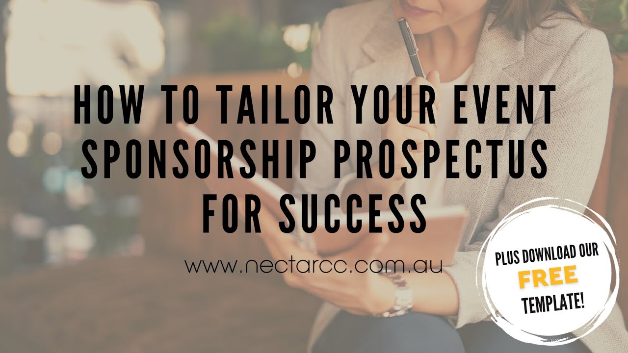 How to Create a Successful Event Sponsorship Prospectus | Nectar ...