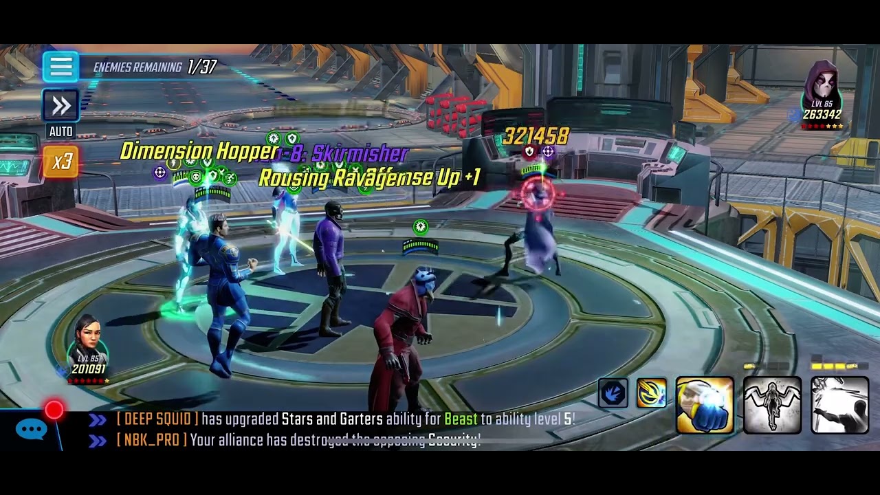 Marvel Strike Force DD5 node 12 cleared. Onto legendary - YouTube