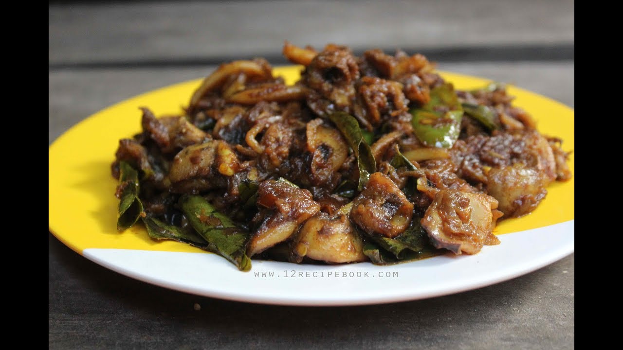 easy squid roast / Kerala style koonthal / kanava ularthiyathu - YouTube