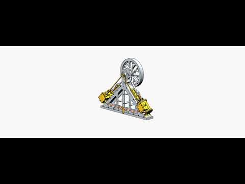 A SIMPLE 2 CYLINDER DIAGONAL STEAM ENGINE 1 - YouTube