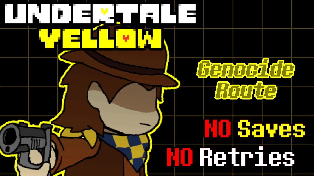 Undertale Yellow - No Save Genocide Run - YouTube