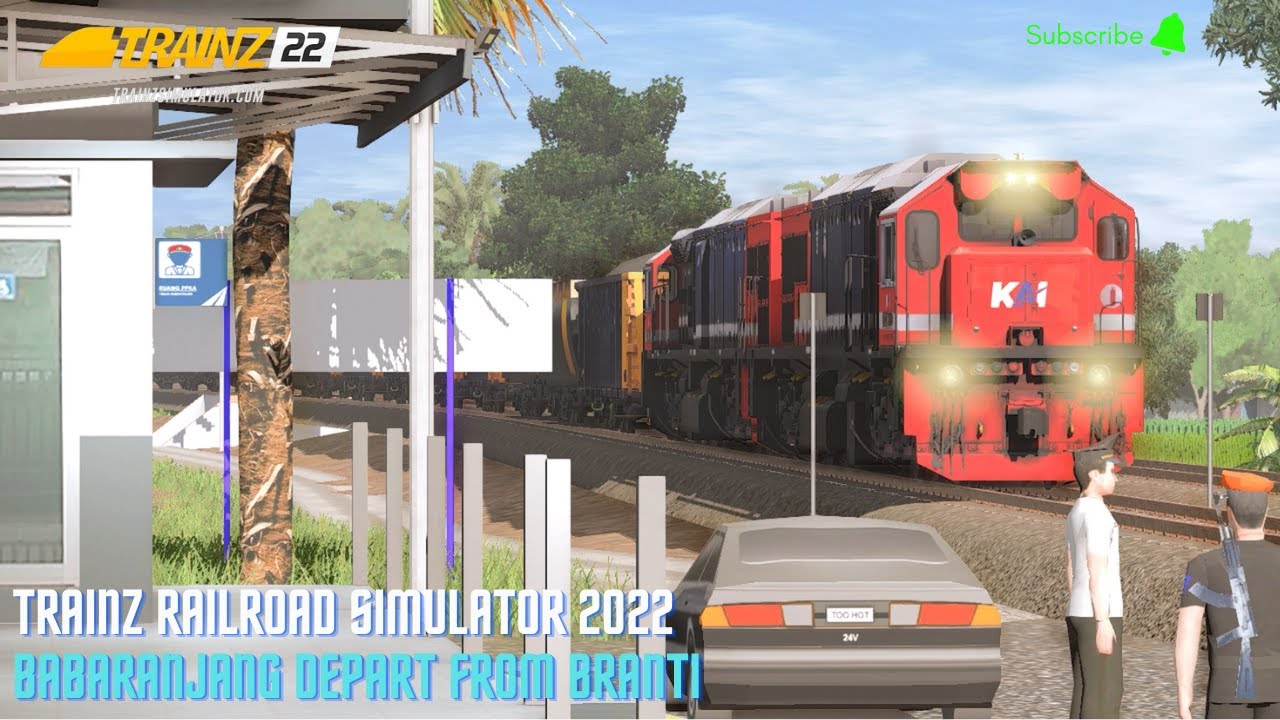🚆Babaranjang with CC 205 (EMD GT38ACe) Depart from Branti Station ...