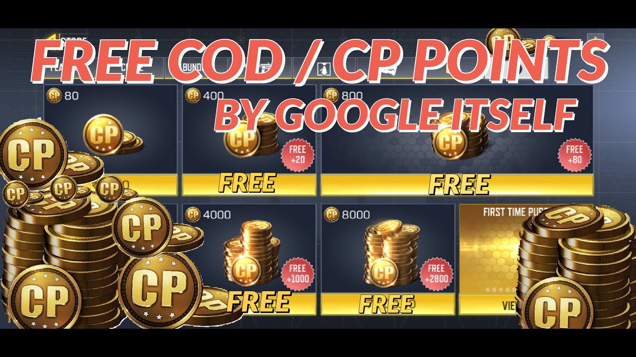 FREE COD POINTS / CP POINTS | GET DOUBLE COD POINTS FOR MONEY ...