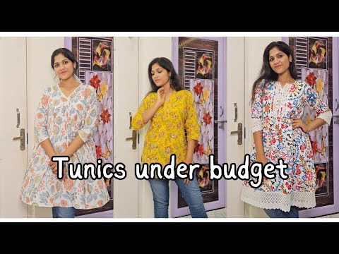 Tunics under budget ft.Amazon - YouTube