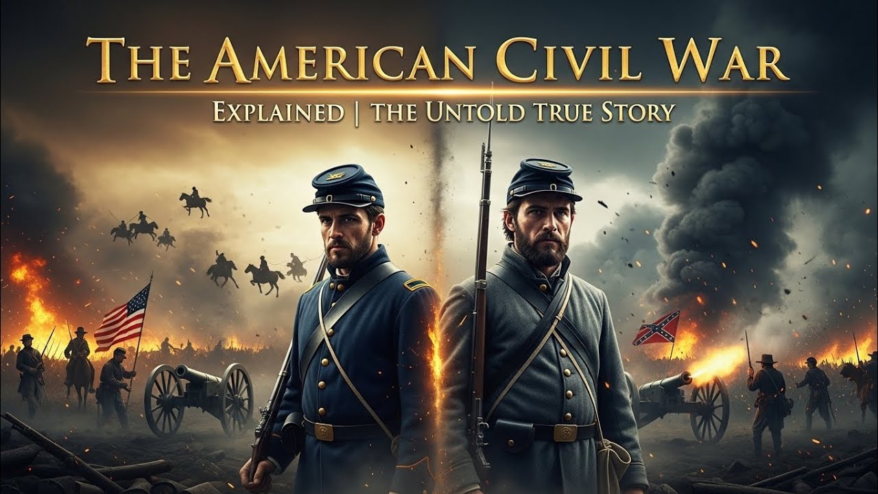 The American Civil War Explained | The Untold True Story - YouTube