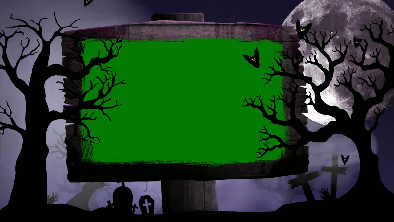 horror TV green screen || green screen TV video 4k || mondal screen ...