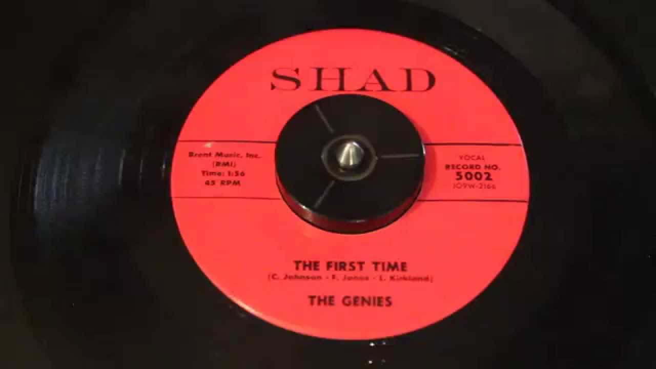 The Genies - The First Time - Shad Records - Doo Wop - YouTube