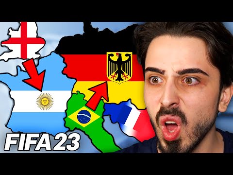 TÜM DÜNYA HARİTASINI HANGİ MİLLİ TAKIM ELE GEÇİRECEK? // FIFA 23 HARİTA KAPIŞMASI