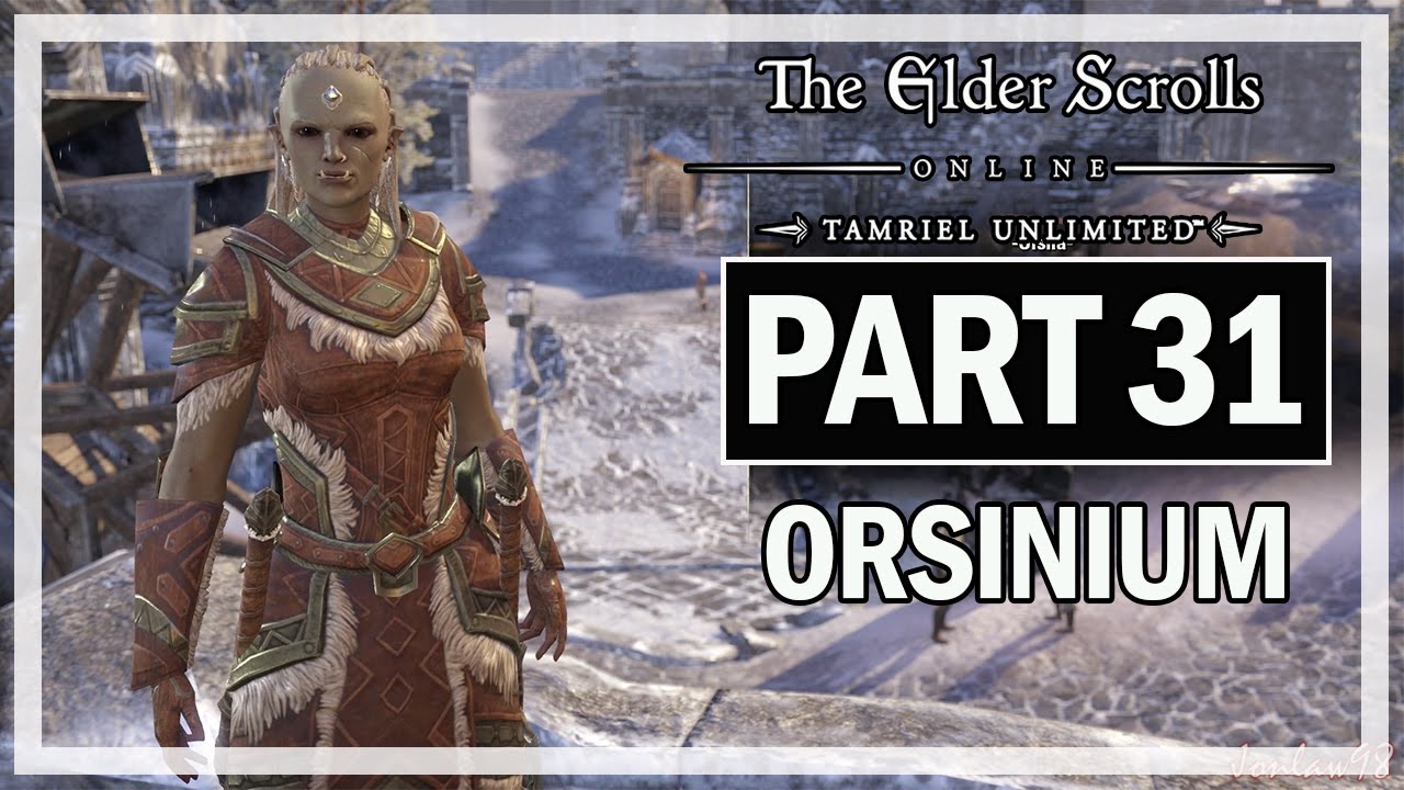 The Elder Scrolls Online Orsinium Walkthrough Part 31 Kurog Boss - Let ...