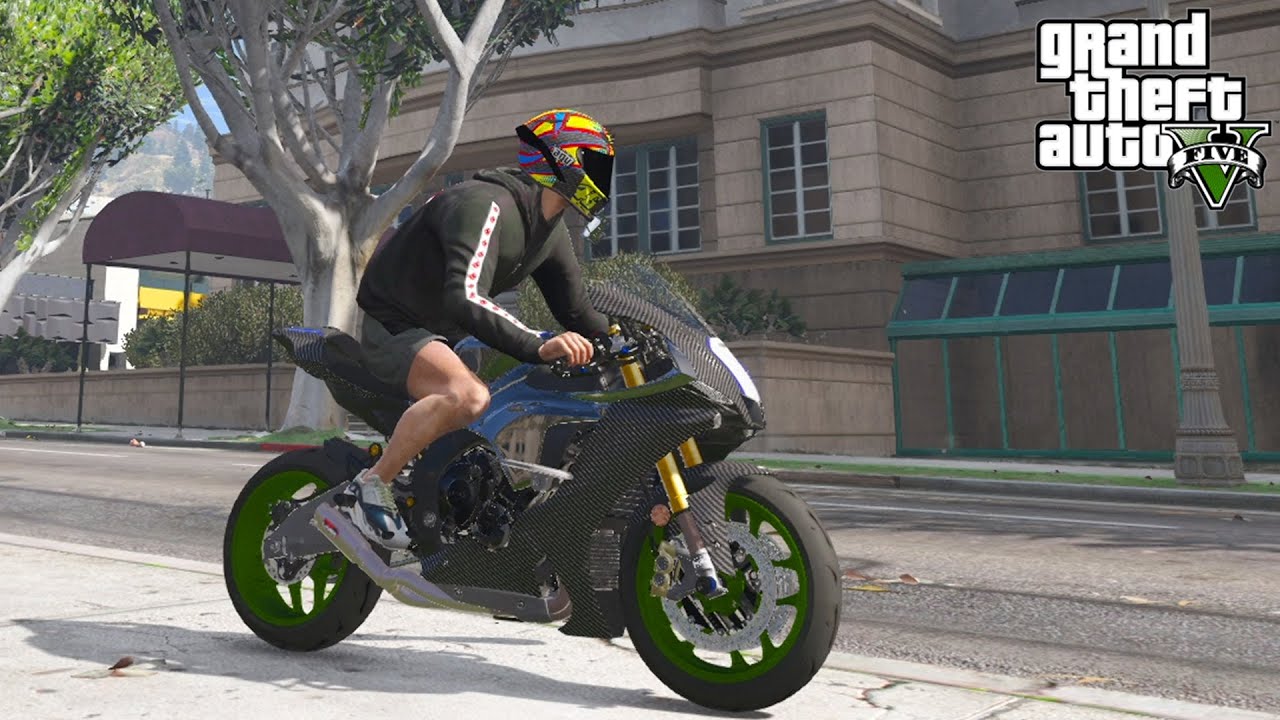 MOTOR TERKENCANG DUNIA YAMAHA R1 KEMBARAN R1M MOTO GP TOP - GTA V MOD ...
