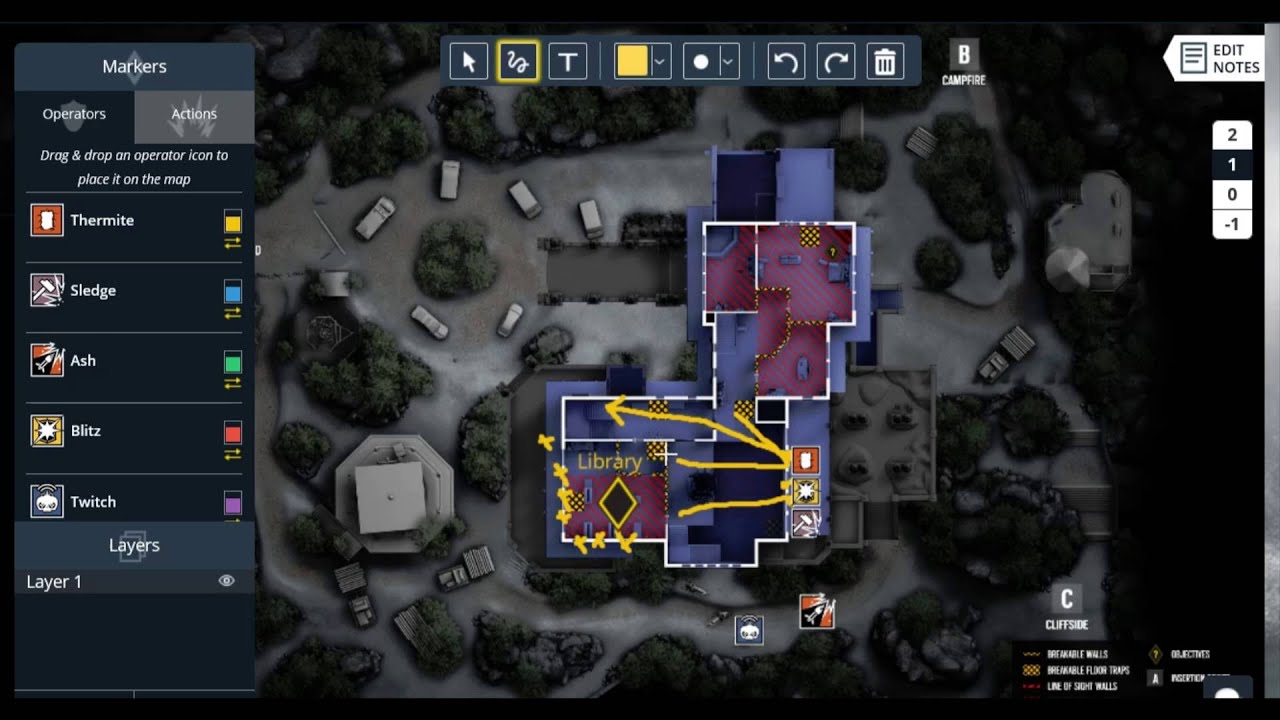 Rainbow Six Siege Tactics - Chalet Library Balcony Strats - YouTube