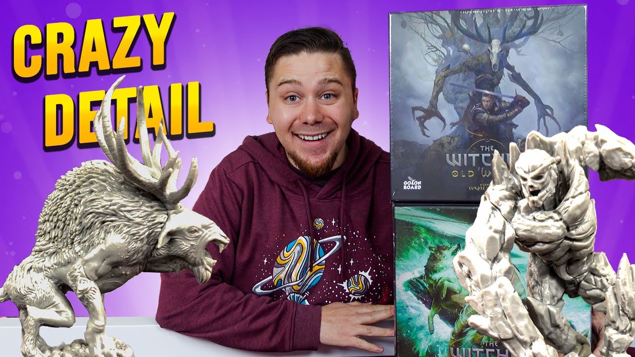 Witcher Old World Gameplay All In Unboxing 4K High Detail - YouTube