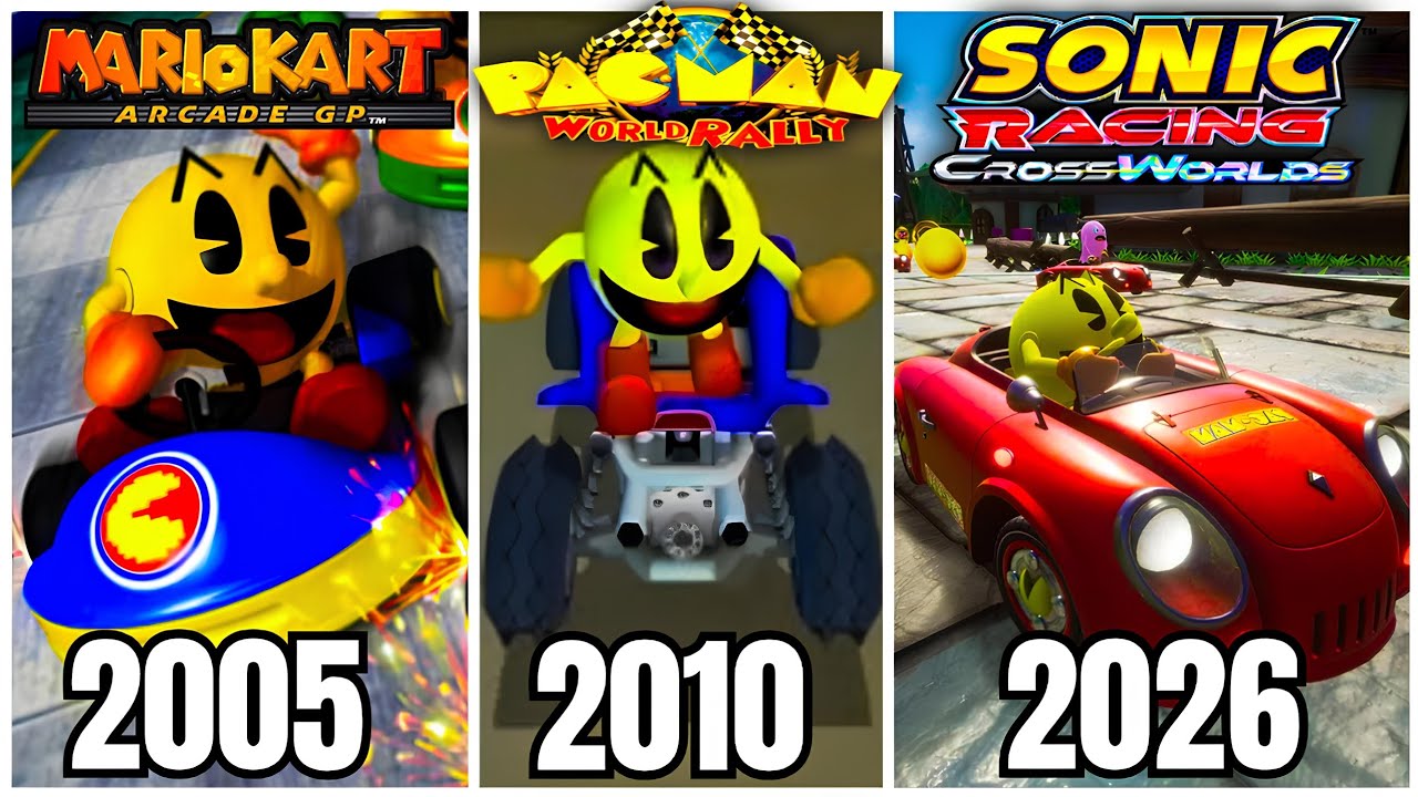 Evolution Of Pac-Man in Racing Games (2005-2026) - YouTube