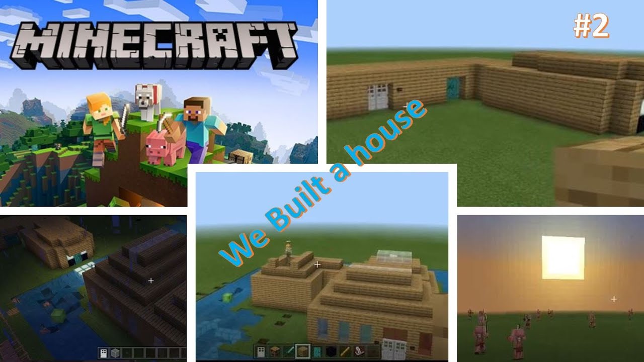 Minecraft #2 Creative Mode house building - YouTube