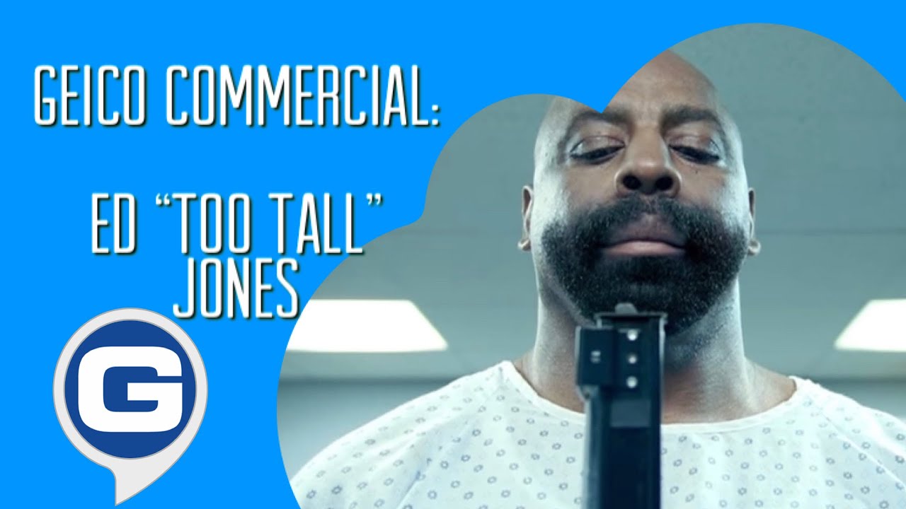 GEICO Commercial - Ed “Too Tall” Jones 🔬📏 (2009) - YouTube