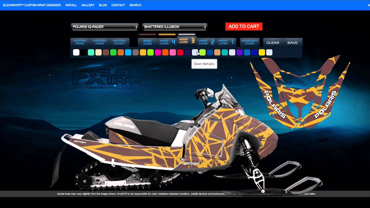 Sledhead 24-7 "Arctic FX Graphics" - YouTube