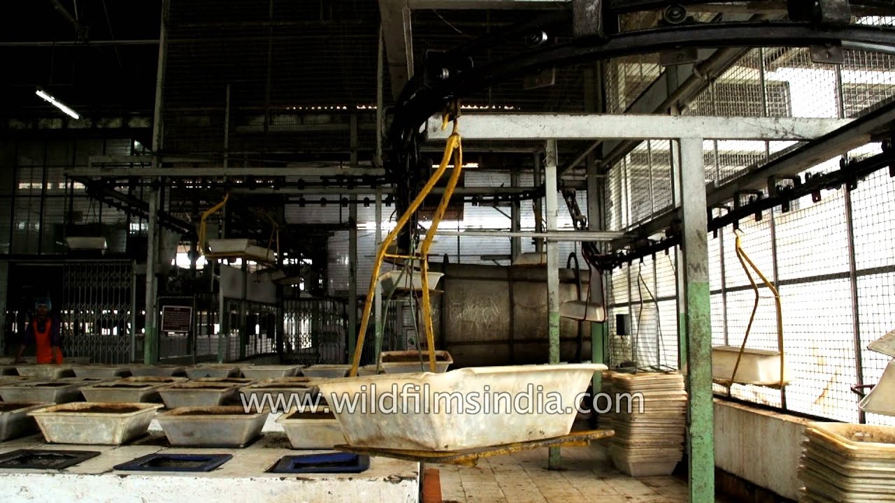 Tea production at a factory in North East India - YouTube