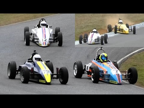 Highlights Formula Vees Sunday Races 3-5 R1 TCRC Baskerville 2024 - YouTube
