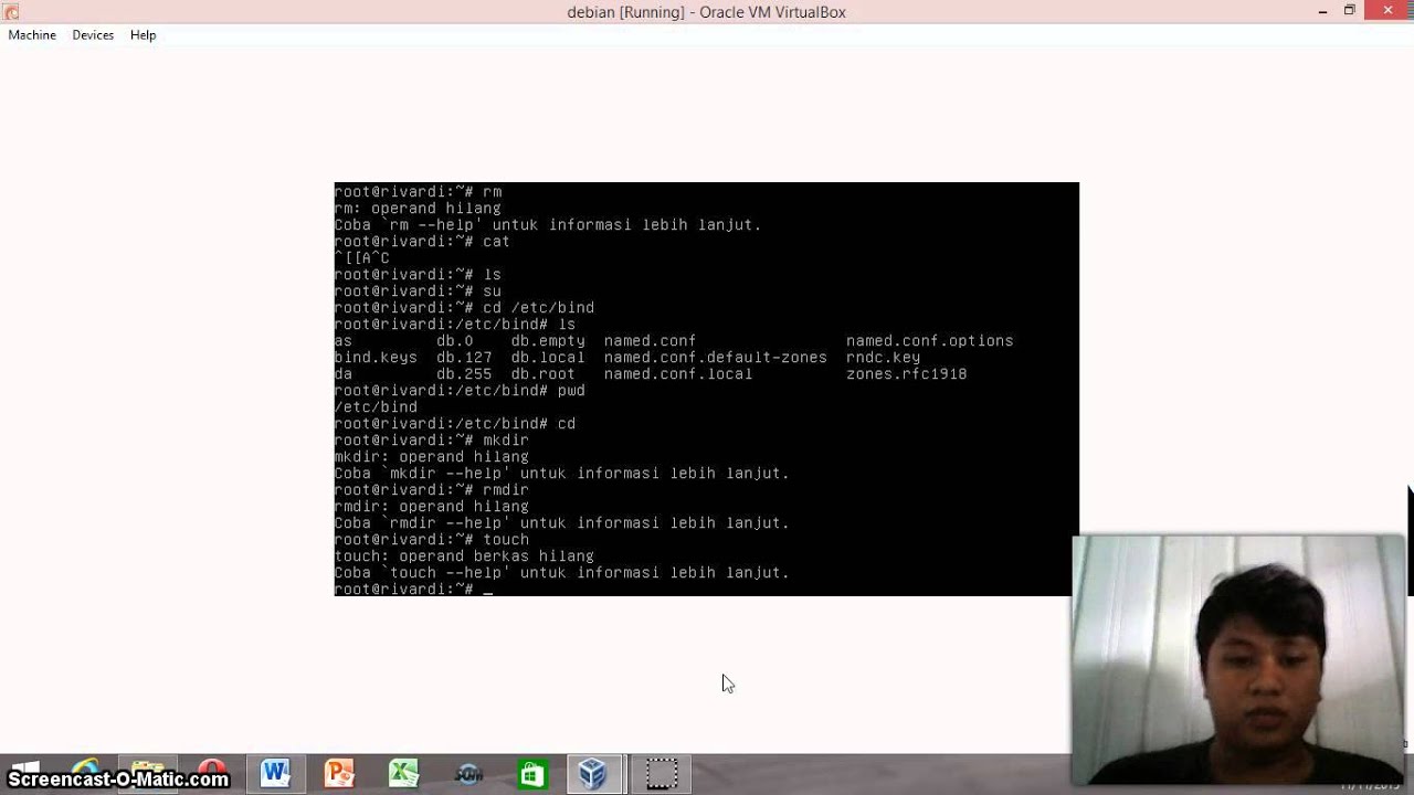 perintah dasar linux - YouTube