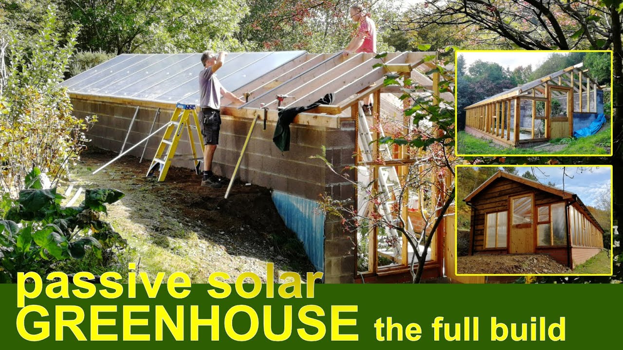 Ground Prep Passive Solar Greenhouse