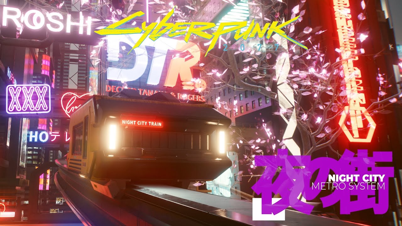 Cyberpunk 2077 Awesome Metro System Modification - YouTube