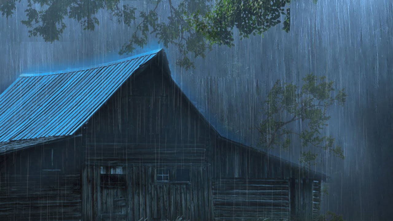 Stop Overthinking & Sleep Instantly with Heavy Rain & Epic Thunder ...