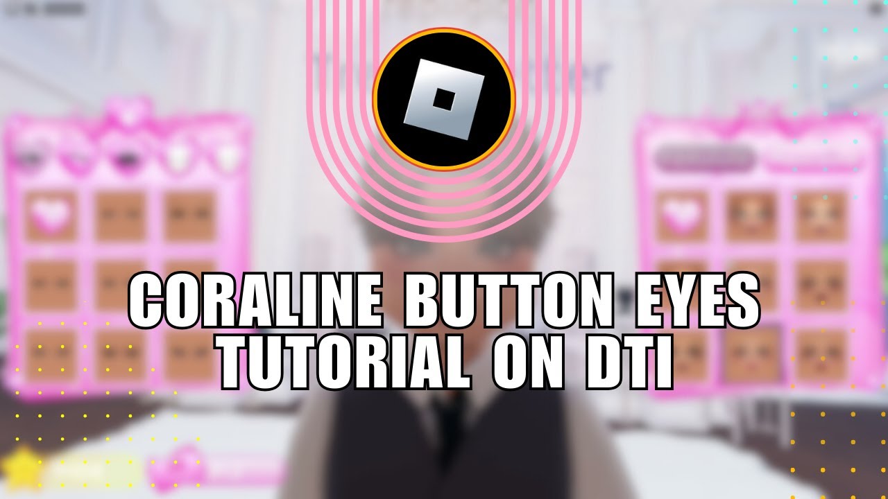 Coraline Button Eyes Tutorial On Dress To Impress (Custom Make-Up ...